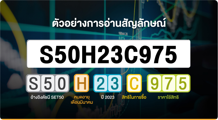 รู้จัก SET50 Index Options - TFEX : Thailand Futures Exchange