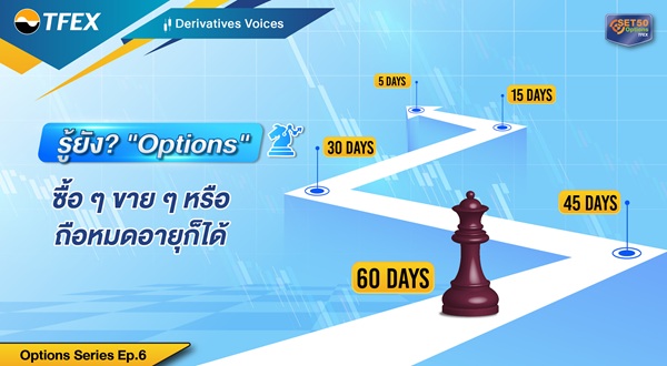 Options Series ตอนที่ 6 - รู้ยัง? "Options" ซื้อๆ ขายๆ หรือถือหมดอายุก็ได้! - TFEX : Thailand ...